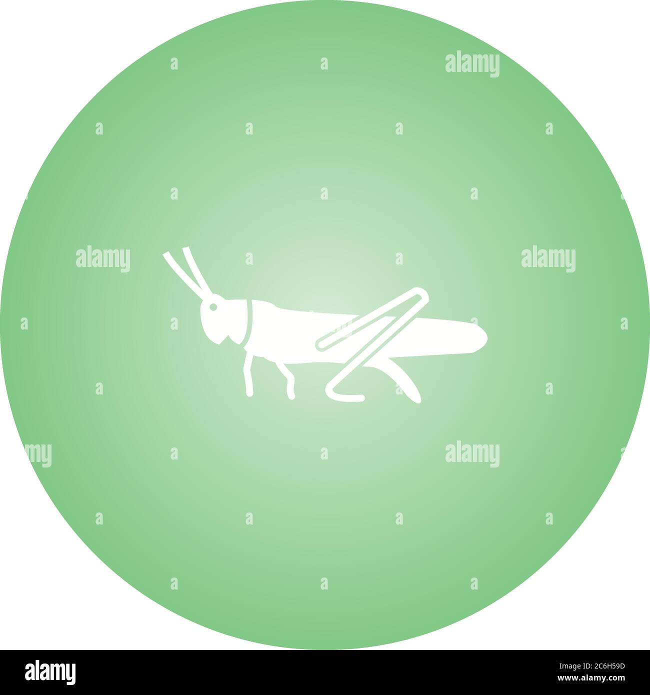 Unique grasshopper Glyph Vector Icon Stock Vector Image & Art - Alamy