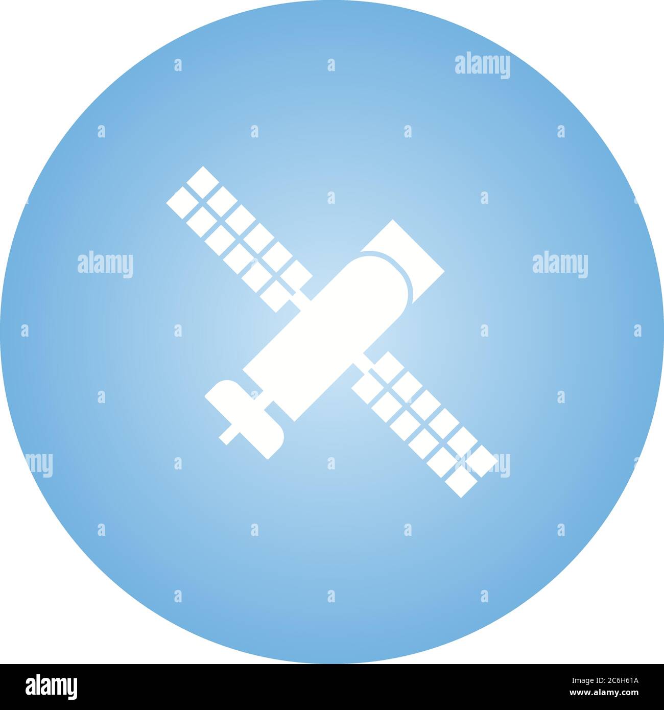 Unique Satellite Vector Glyph Icon Stock Vector Image & Art - Alamy