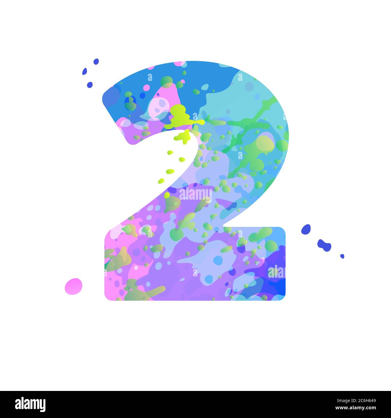 Number 2 Cut Out Stock Images & Pictures - Alamy