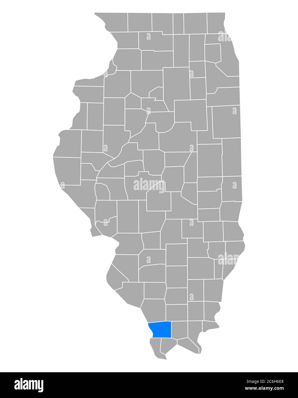 Map of Union in Illinois Stock Photo - Alamy