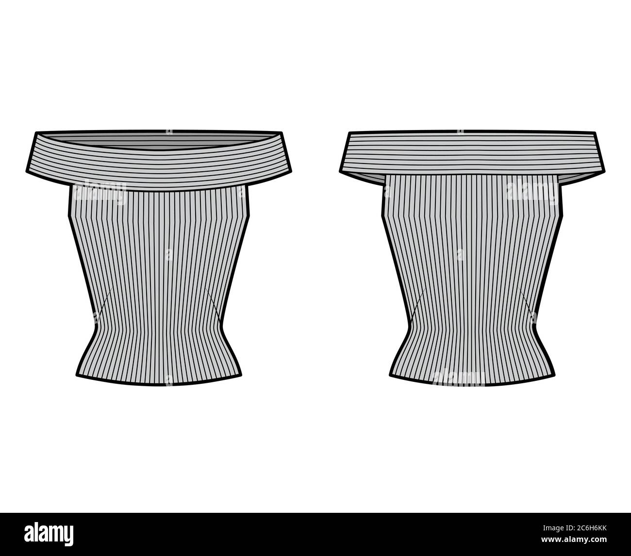 Close fitting top Stock Vector Images - Alamy