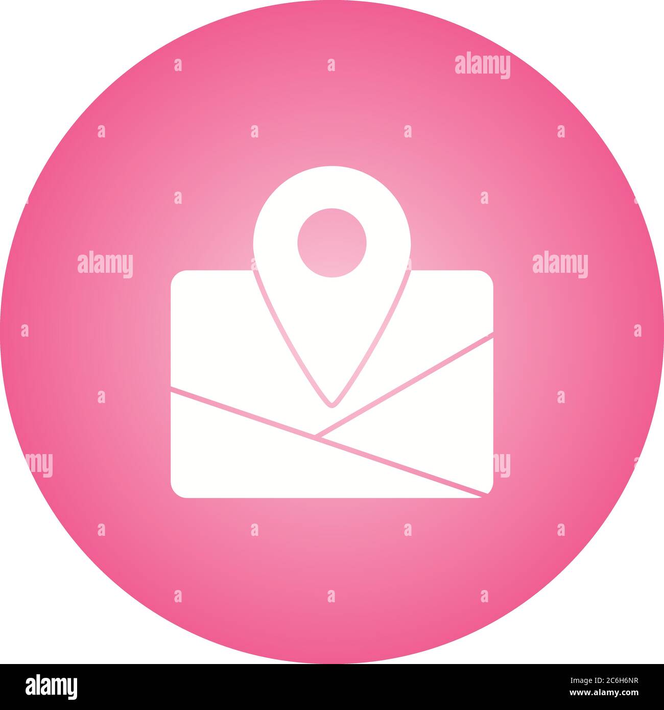 Unique Map Vector Glyph Icon Stock Vector Image & Art - Alamy