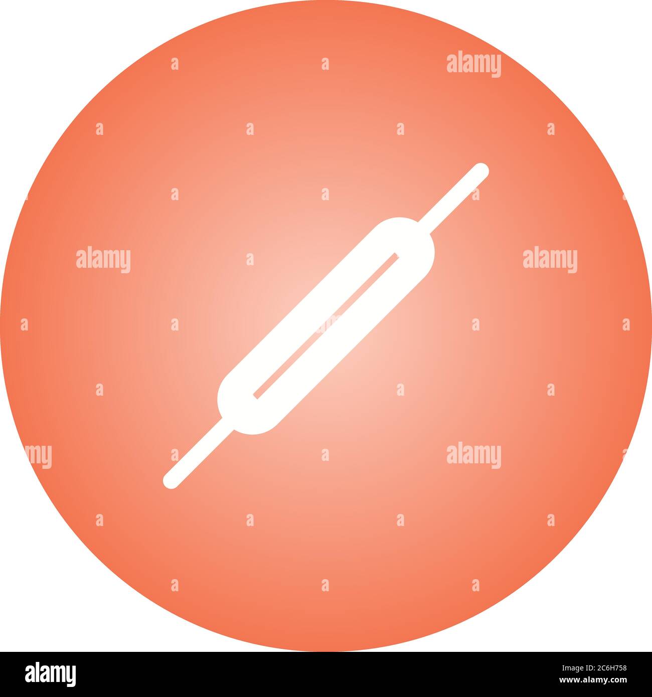 Unique Roller And Pin Vector Glyph Icon Stock Vector Image & Art - Alamy