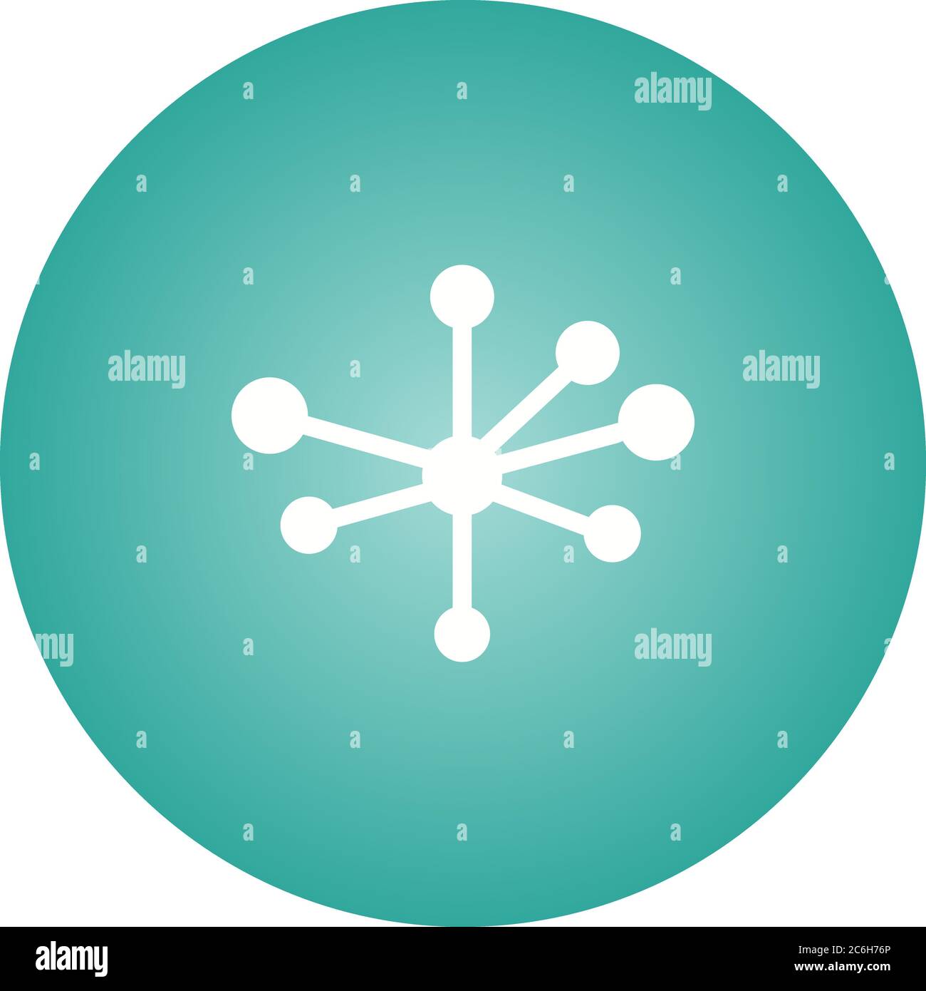 Unique Molecular Structure Vector Glyph Icon Stock Vector Image & Art ...