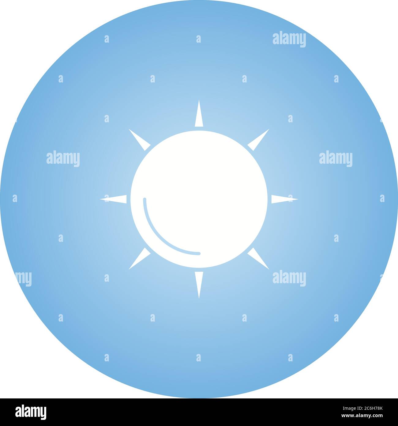 Unique Sun Vector Glyph Icon Stock Vector Image & Art - Alamy