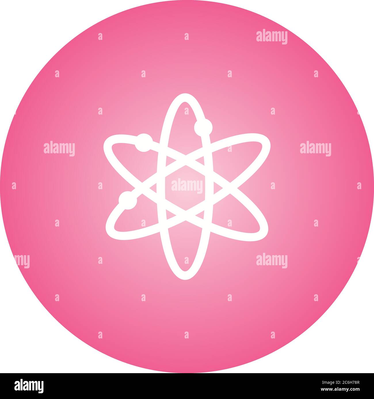 Unique Atomic Structure Vector Glyph Icon Stock Vector Image & Art - Alamy