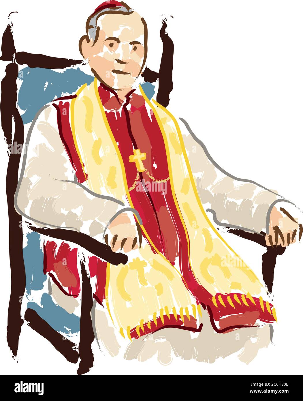 Archbishop cardinal Stock Vector Images - Alamy