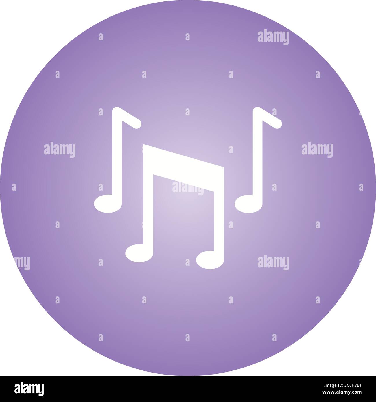 Unique Musical Notes Vector Glyph Icon Stock Vector Image & Art - Alamy