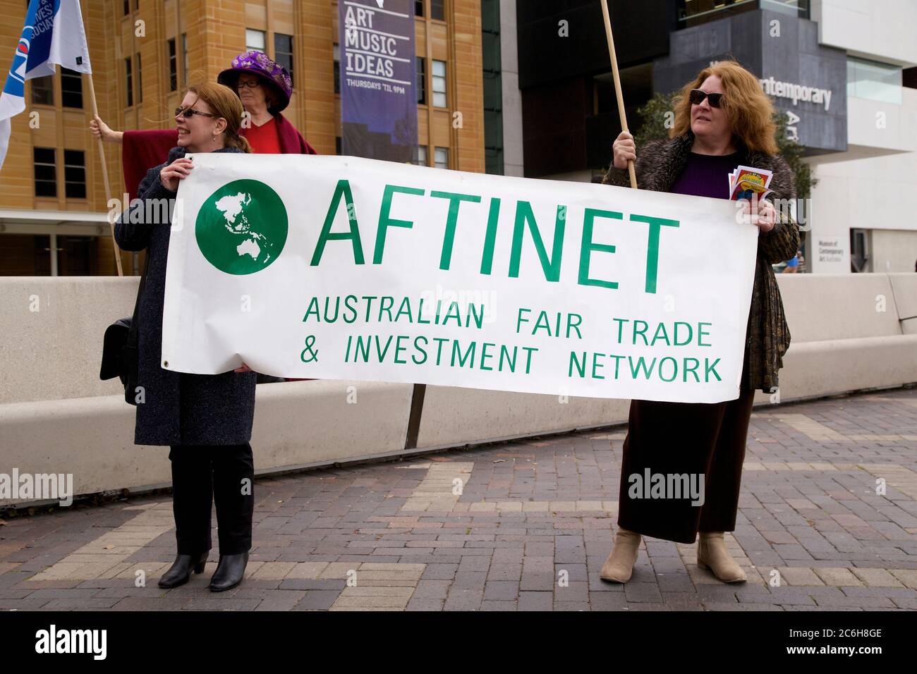 An AFTINET (Australian Fair Trade and Investment Network) banner is ...