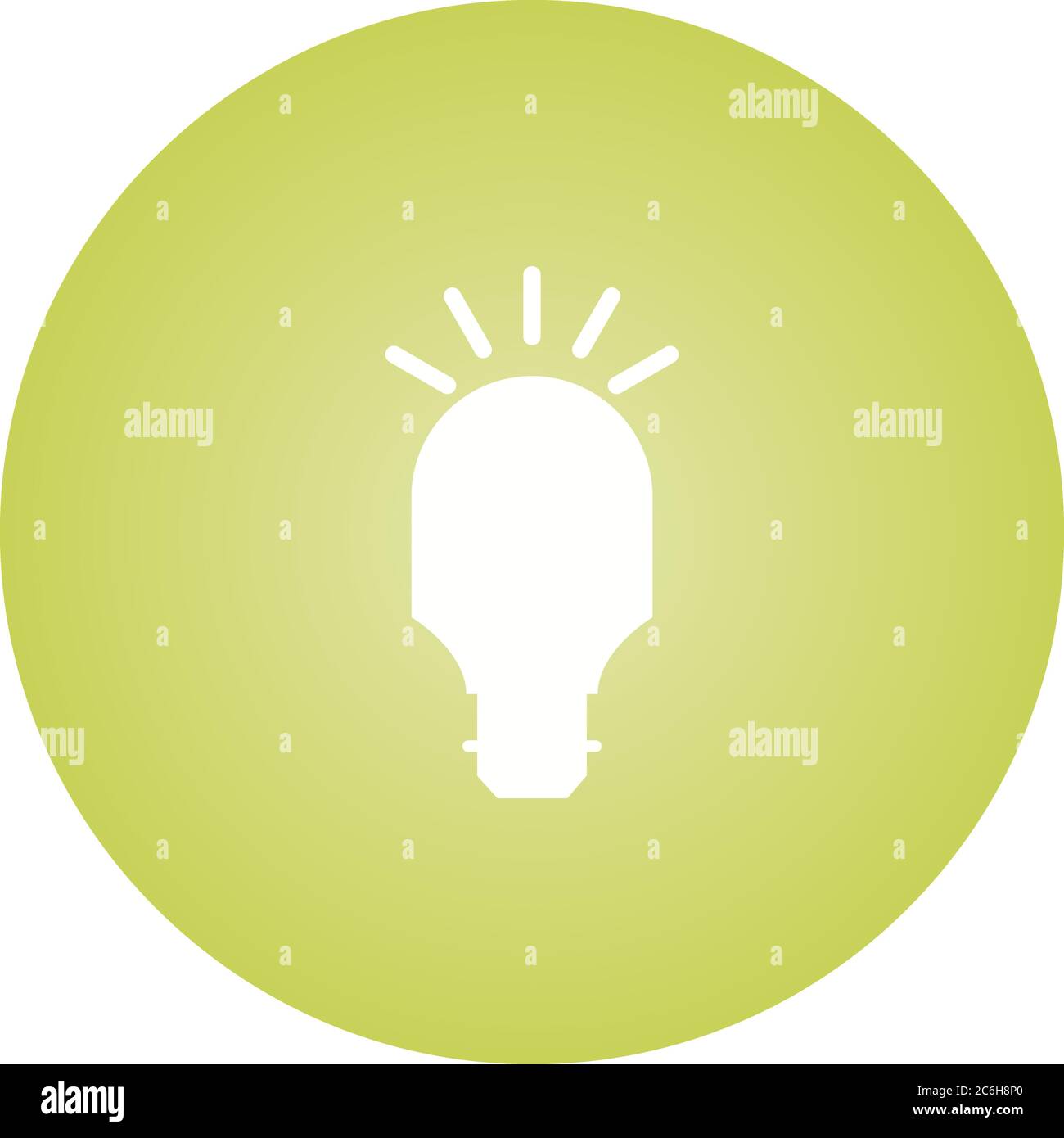 Unique Bulb Vector Glyph Icon Stock Vector Image & Art - Alamy