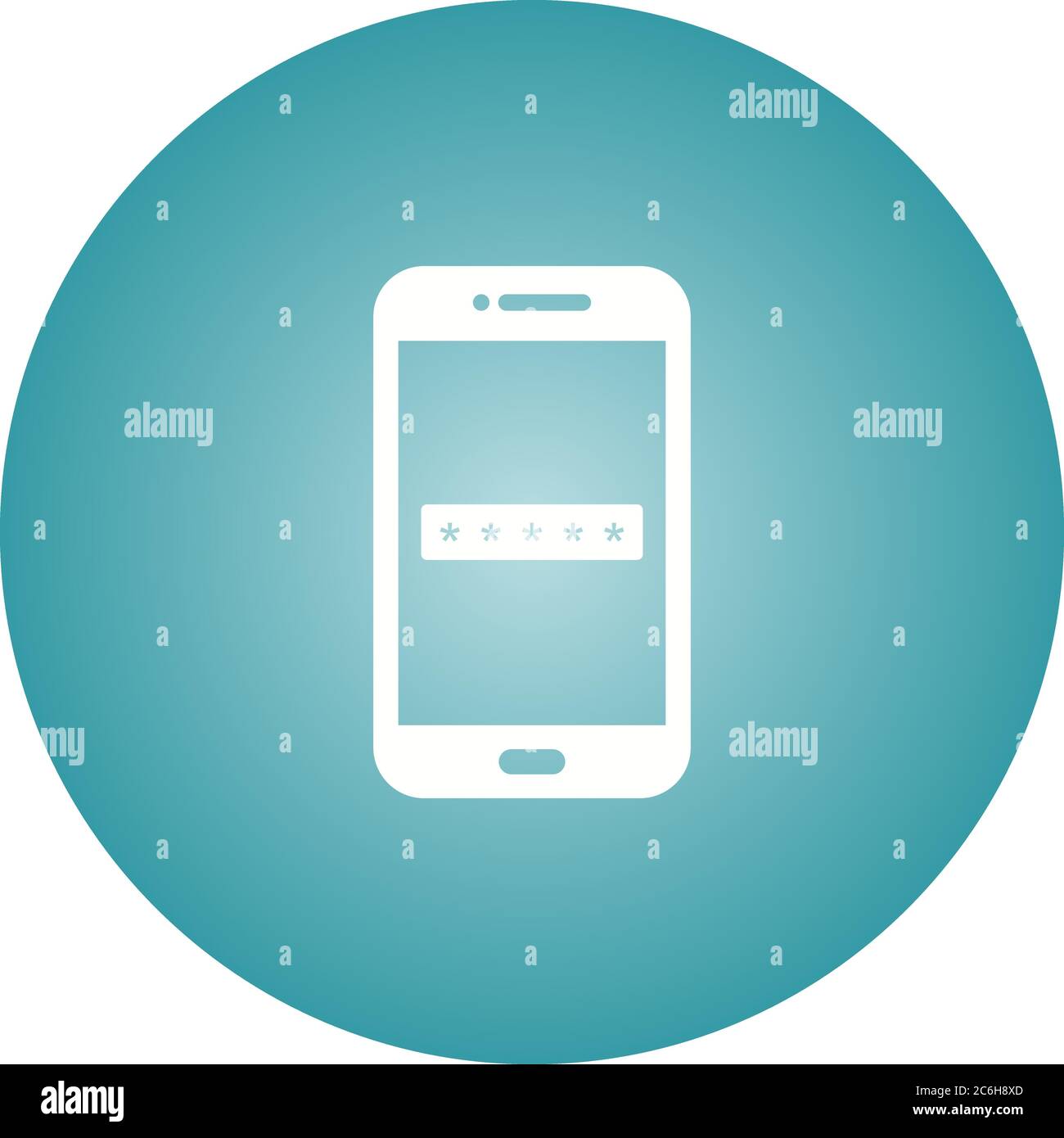 Unique Pass code Vector Glyph Icon Stock Vector Image & Art - Alamy