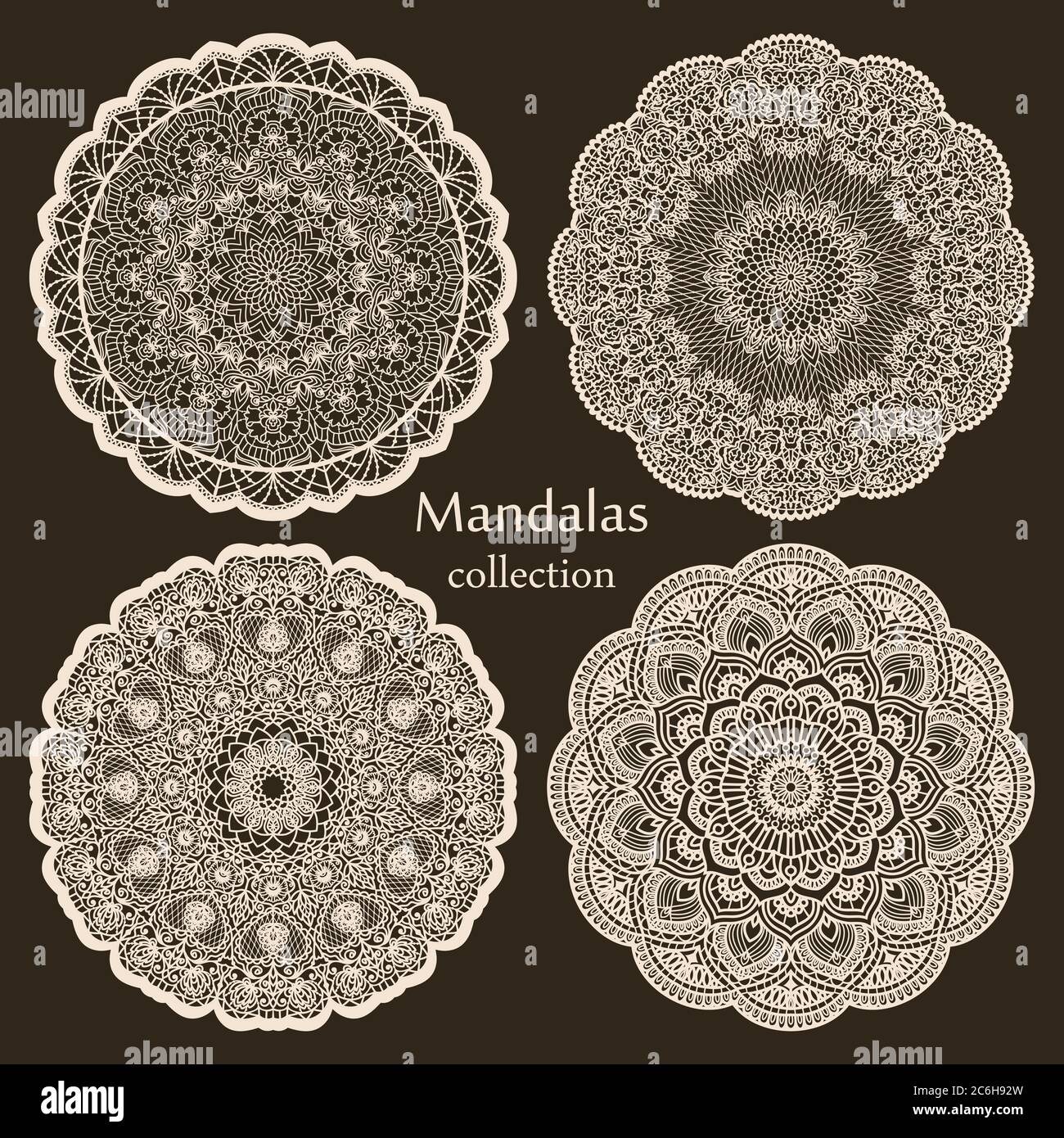 Decorative element in retro Stock Vector Images - Alamy