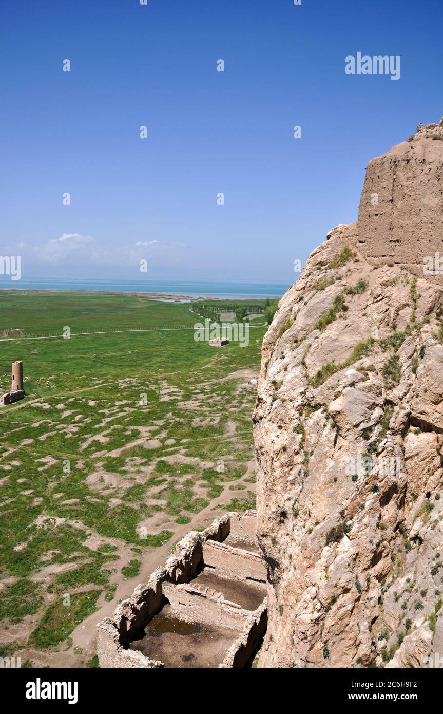 Van, Turkey - 22 May 2011: A view from the historical Van Castle Stock ...