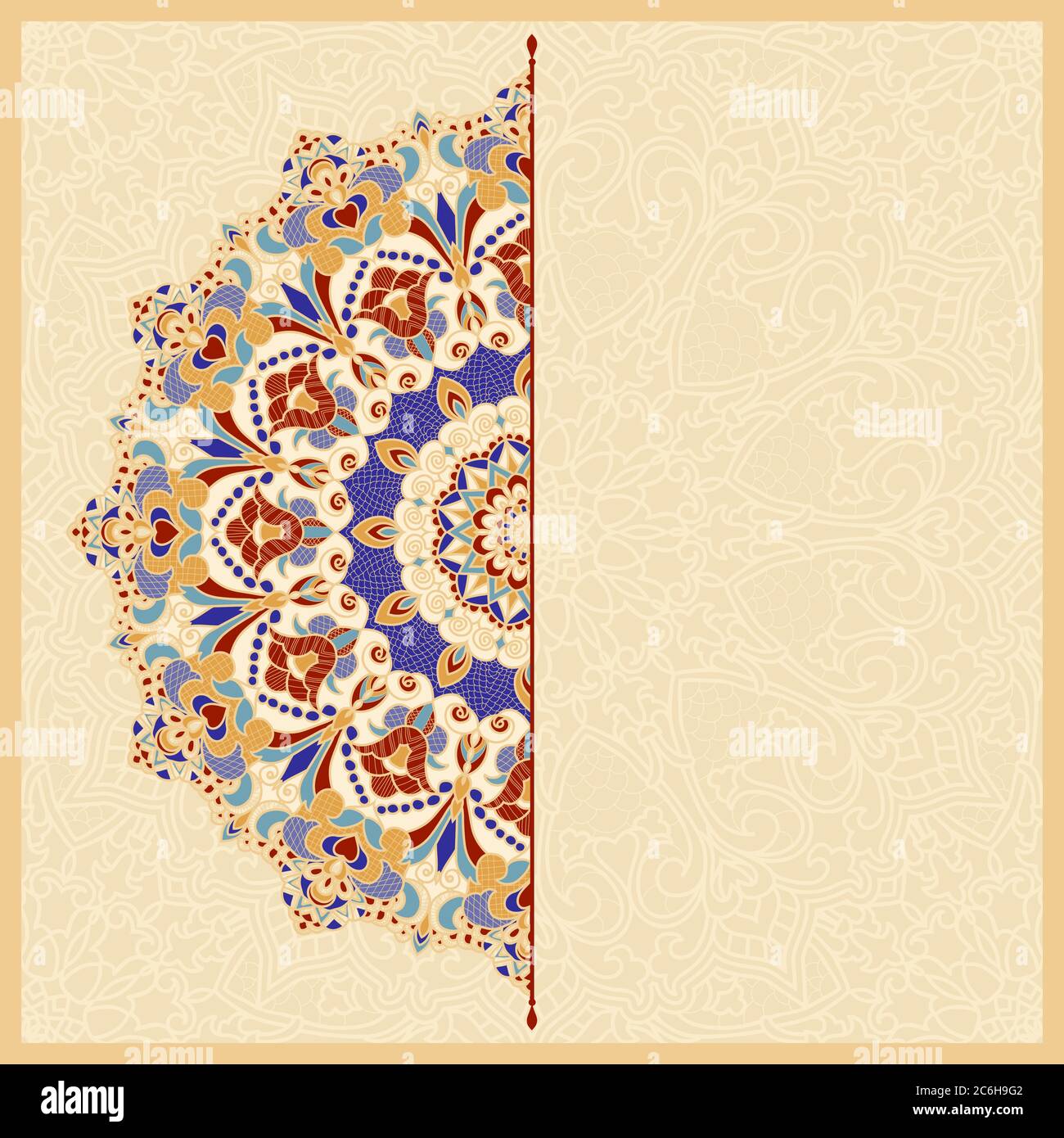 Template greeting card, invitation and advertising banner, brochure ...