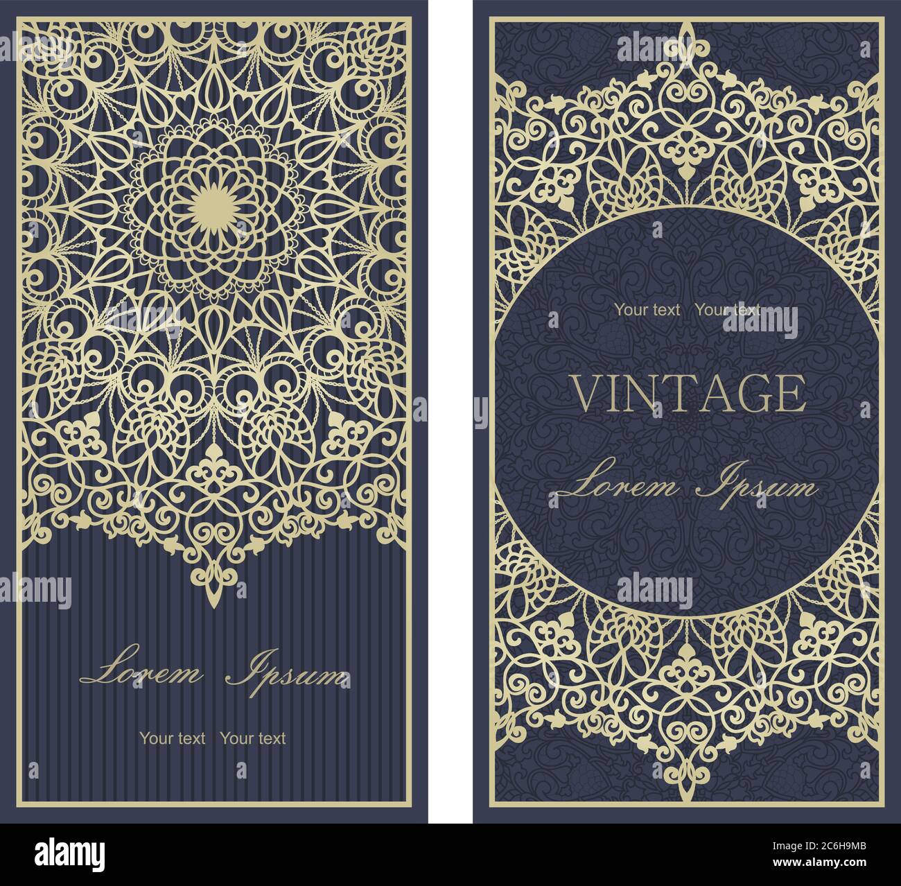 Set of Template greeting card, invitation and advertising banner ...