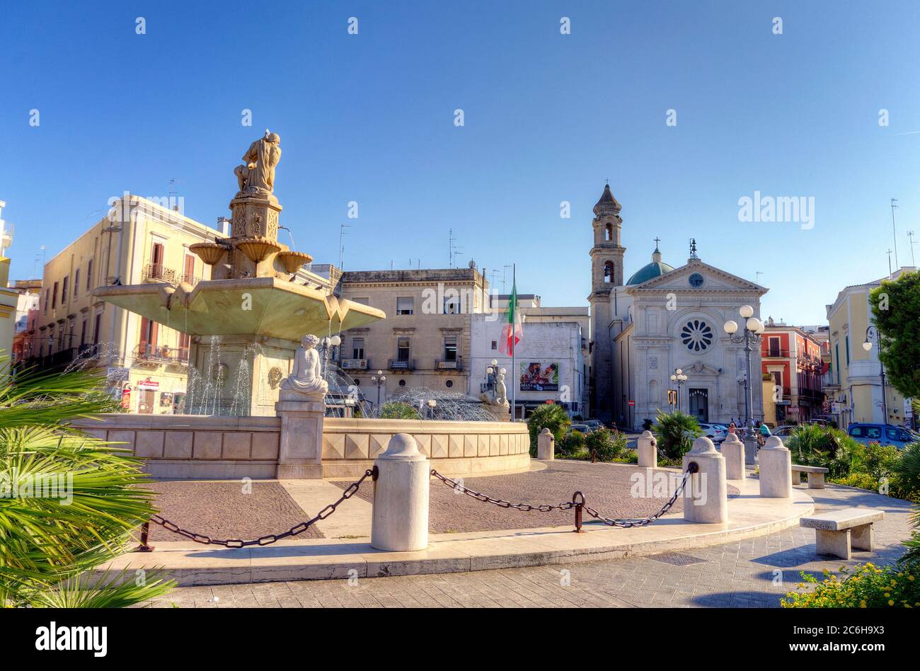 Italy, Apulia, Mola di Bari, Piazza XX settembre Stock Photo - Alamy