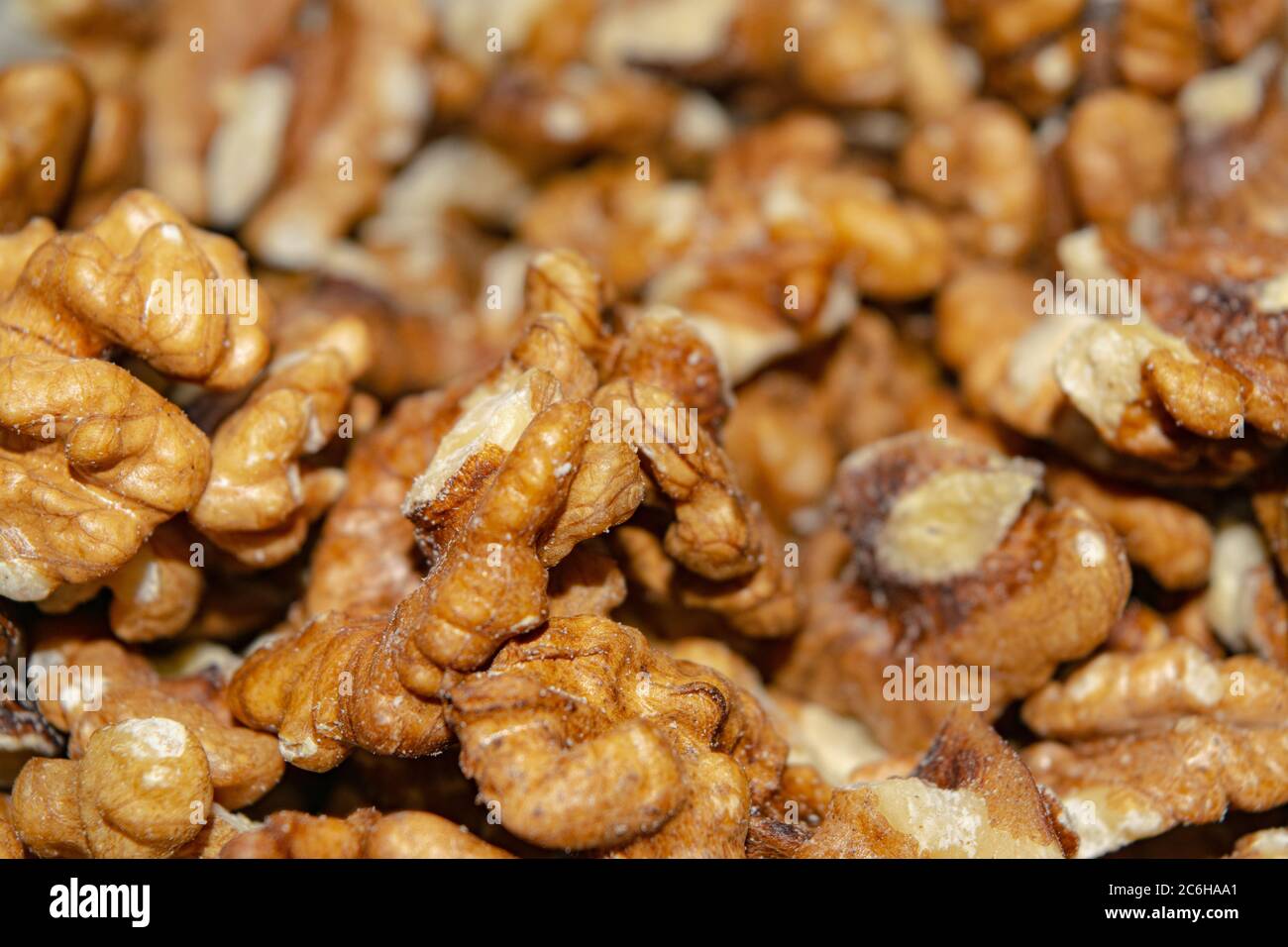 Peeled walnuts close-up. Surface texture. Healthy diet Stock Photo - Alamy