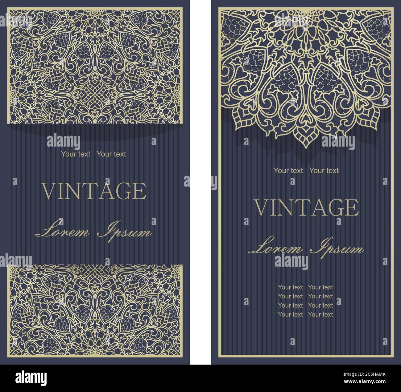 Set of Template greeting card, invitation and advertising banner ...