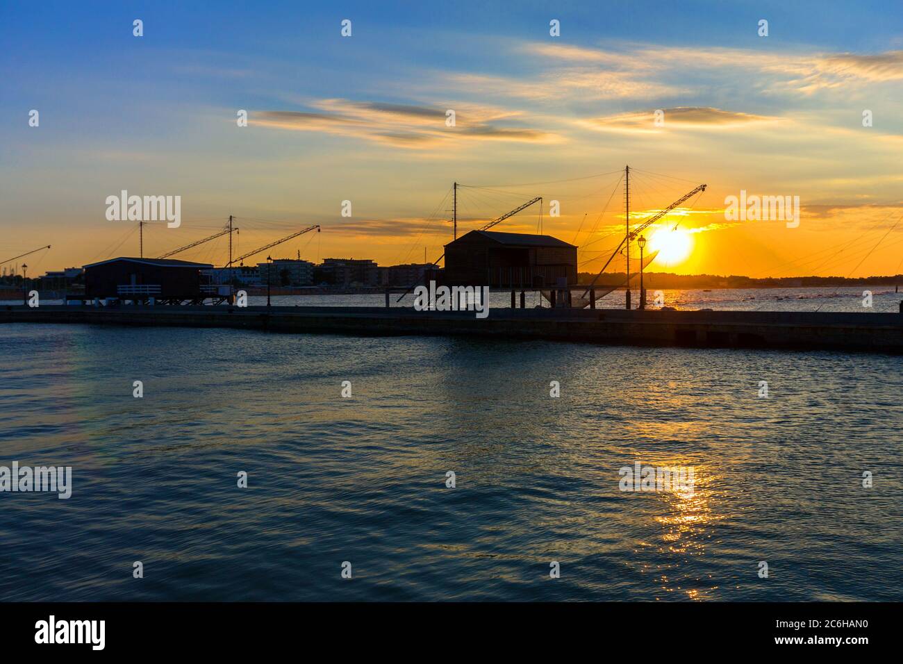 Stilt houses on the pier hi-res stock photography and images - Alamy