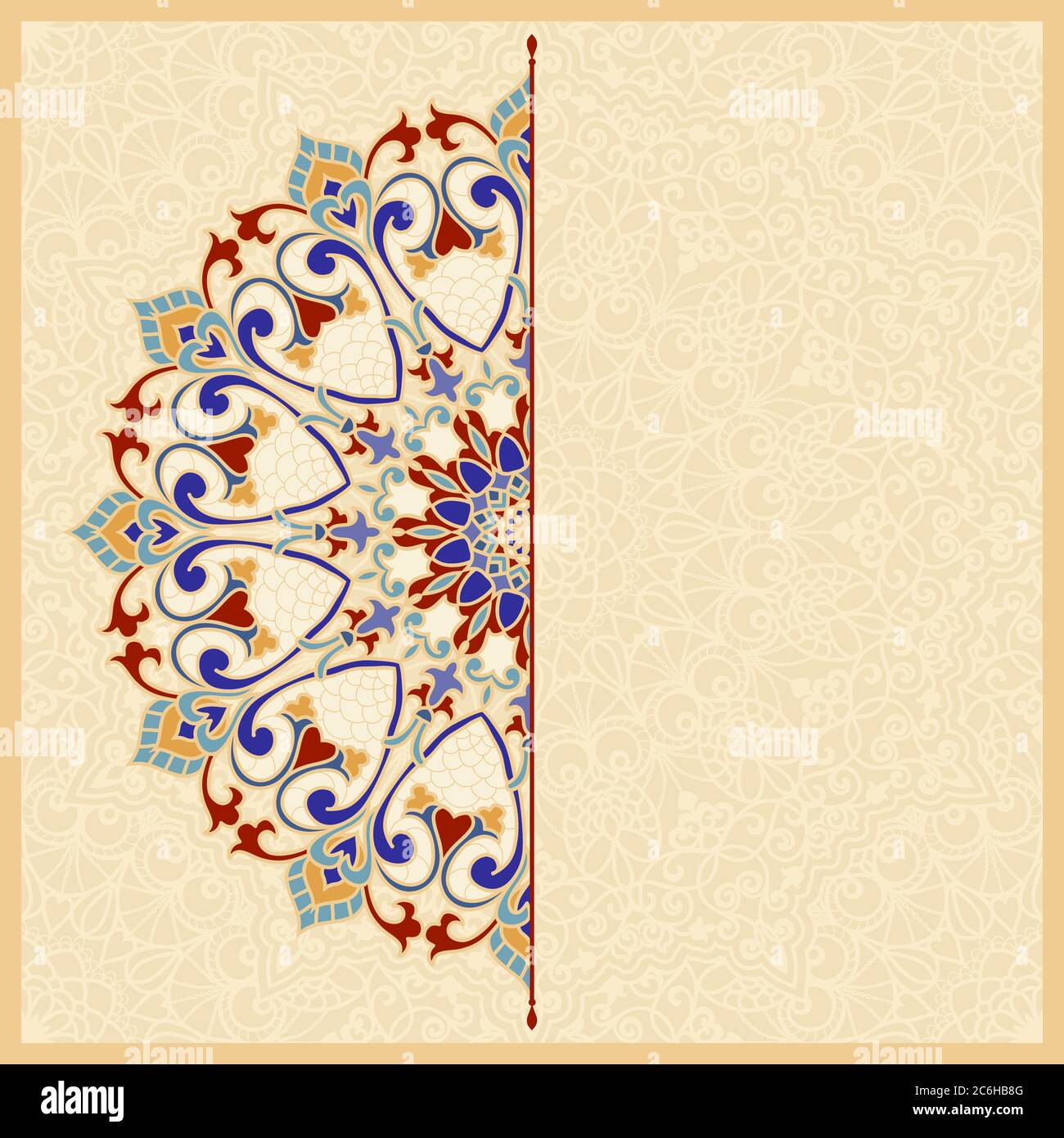 Template greeting card, invitation and advertising banner, brochure ...