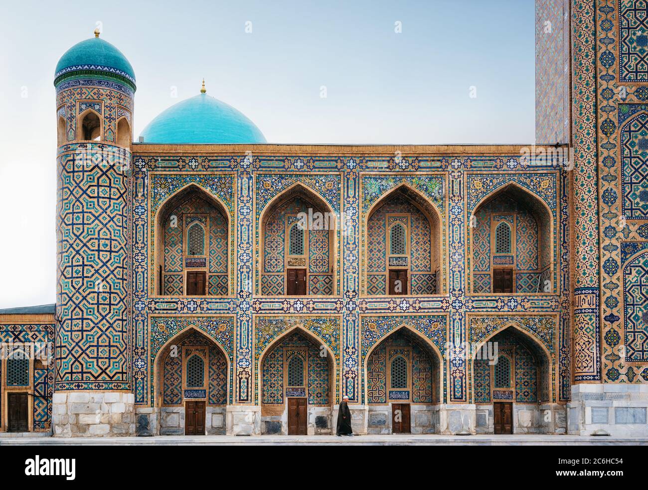 Tilla kari madrasah, registan square hi-res stock photography and ...