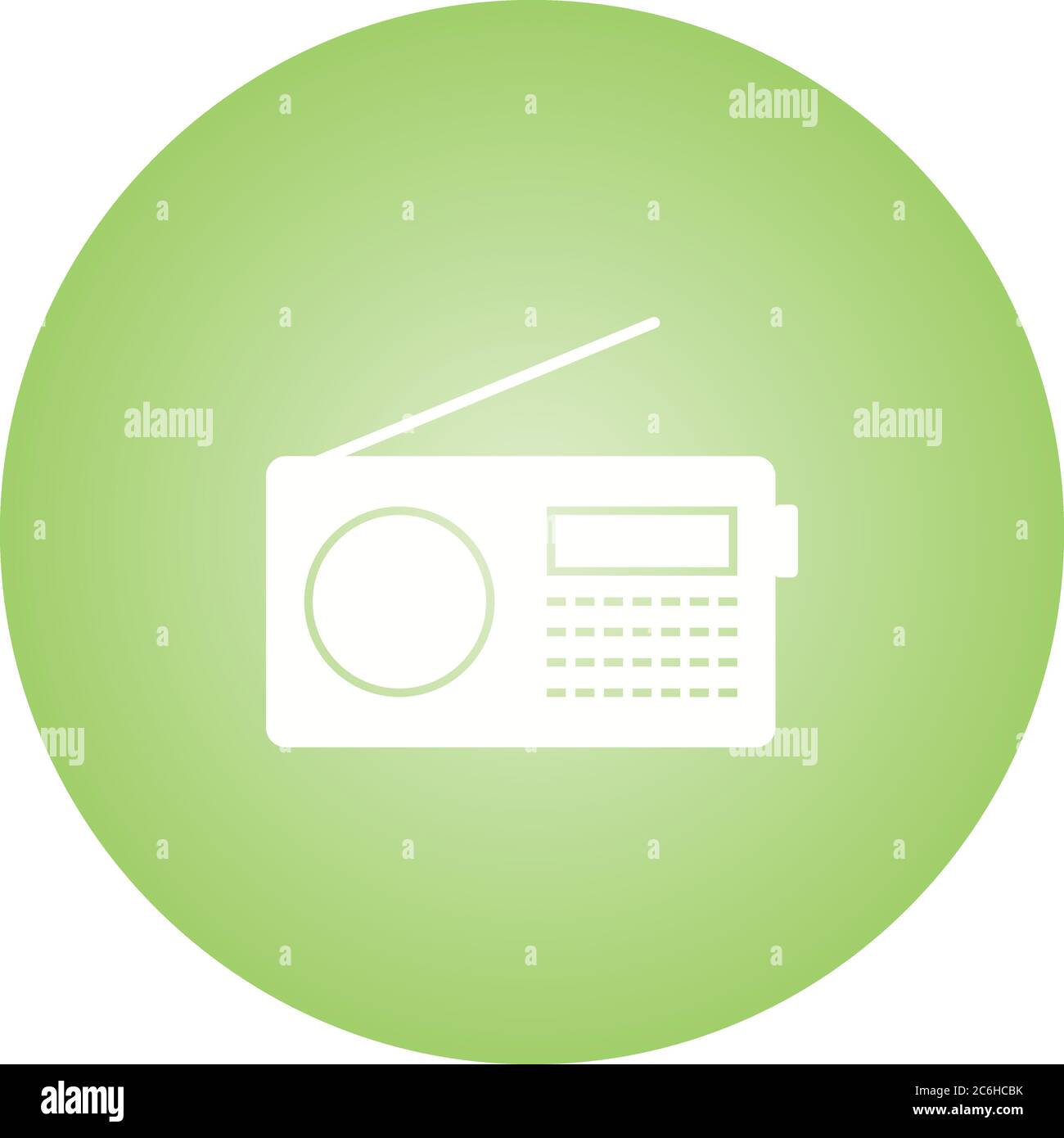 Unique Radio Set Vector Glyph Icon Stock Vector Image & Art - Alamy
