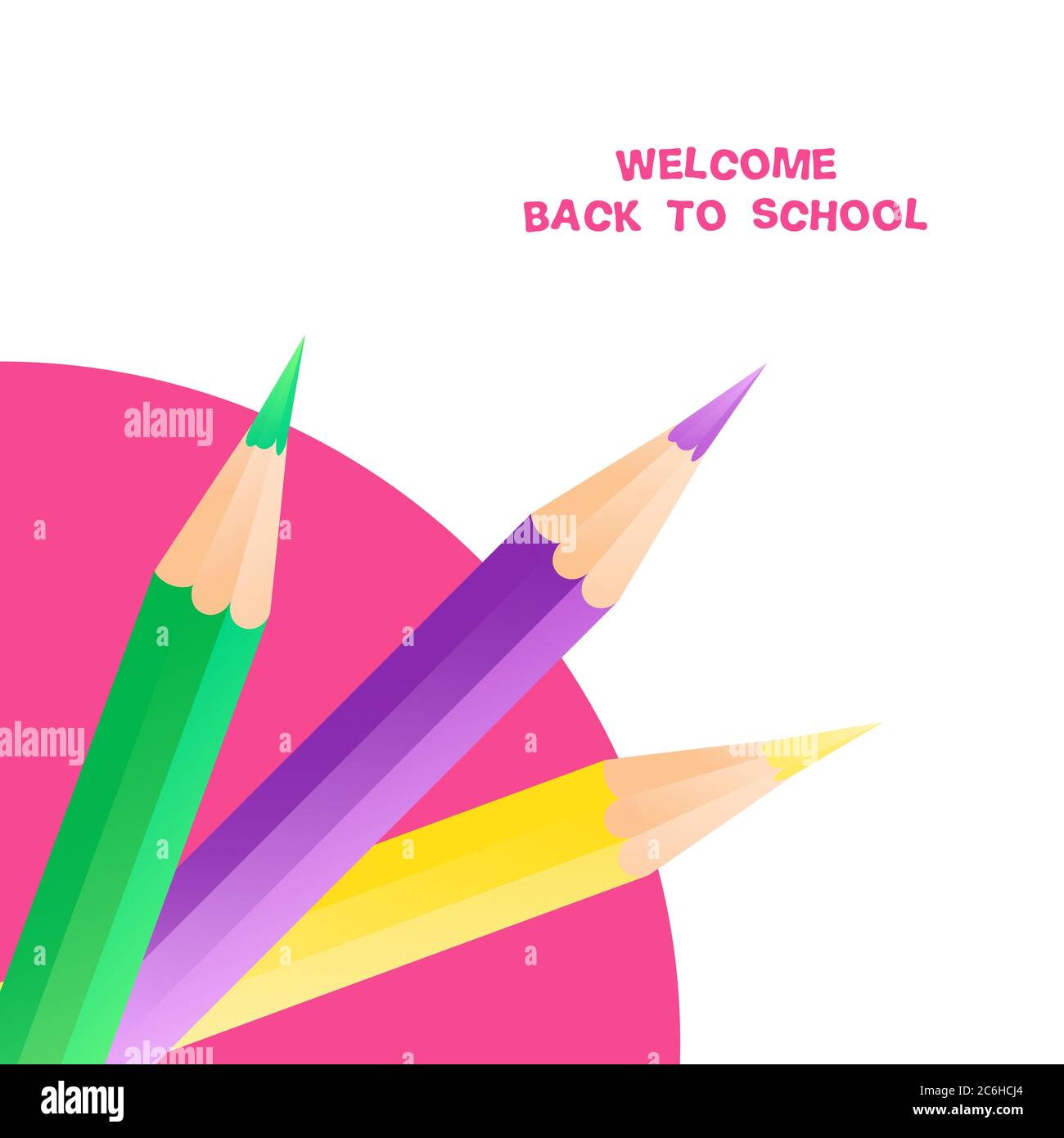 Vector illustration with design template for Back to school event ...