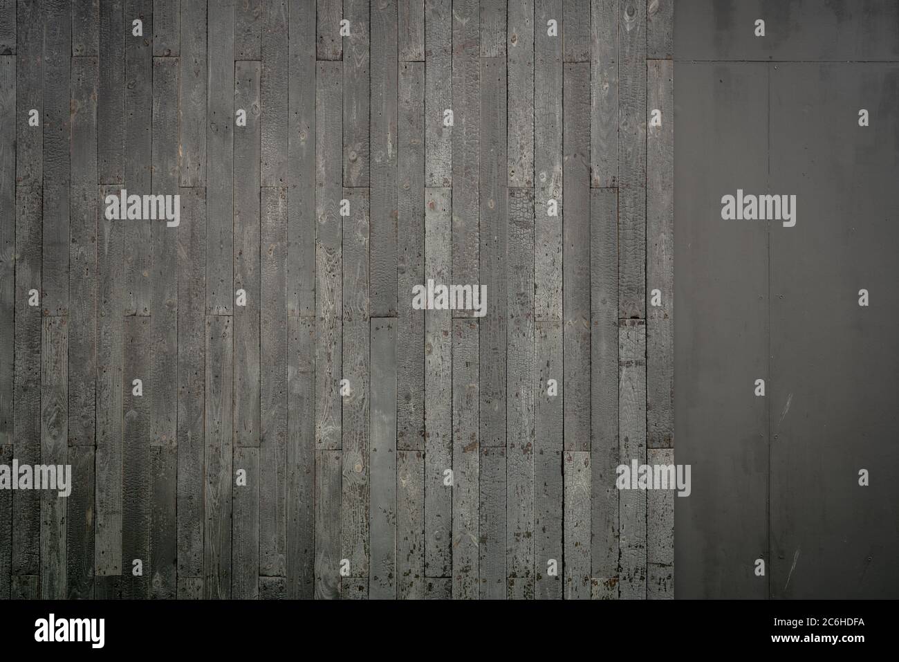Top view grey old wooden floor texture background. Wood plank surface ...