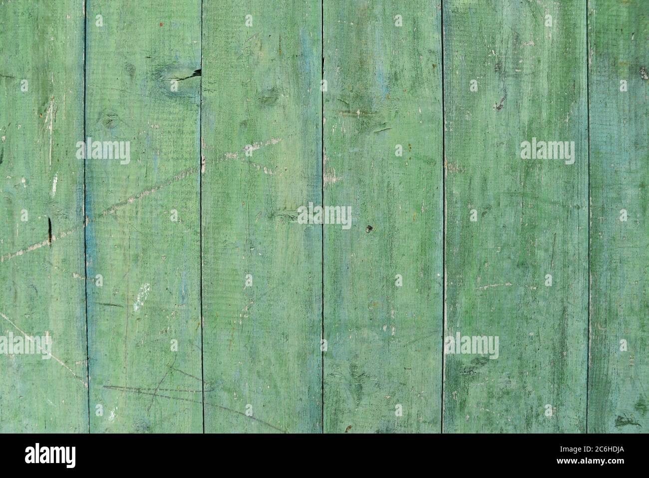 Old wood painted green. Wood texture Stock Photo - Alamy