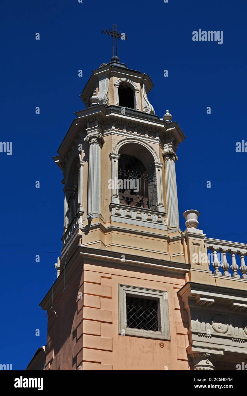 Iglesia de San Agustin, Chuch in Santiago, Chile Stock Photo - Alamy