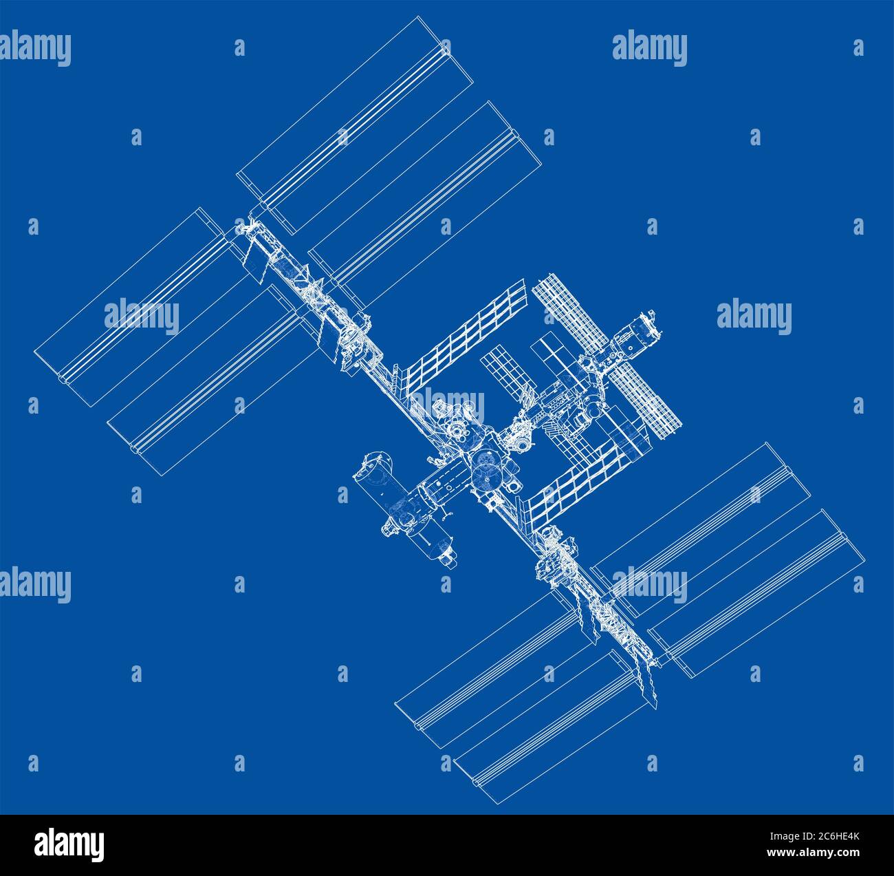 Abstract Spaceship Outline Stock Photo - Alamy