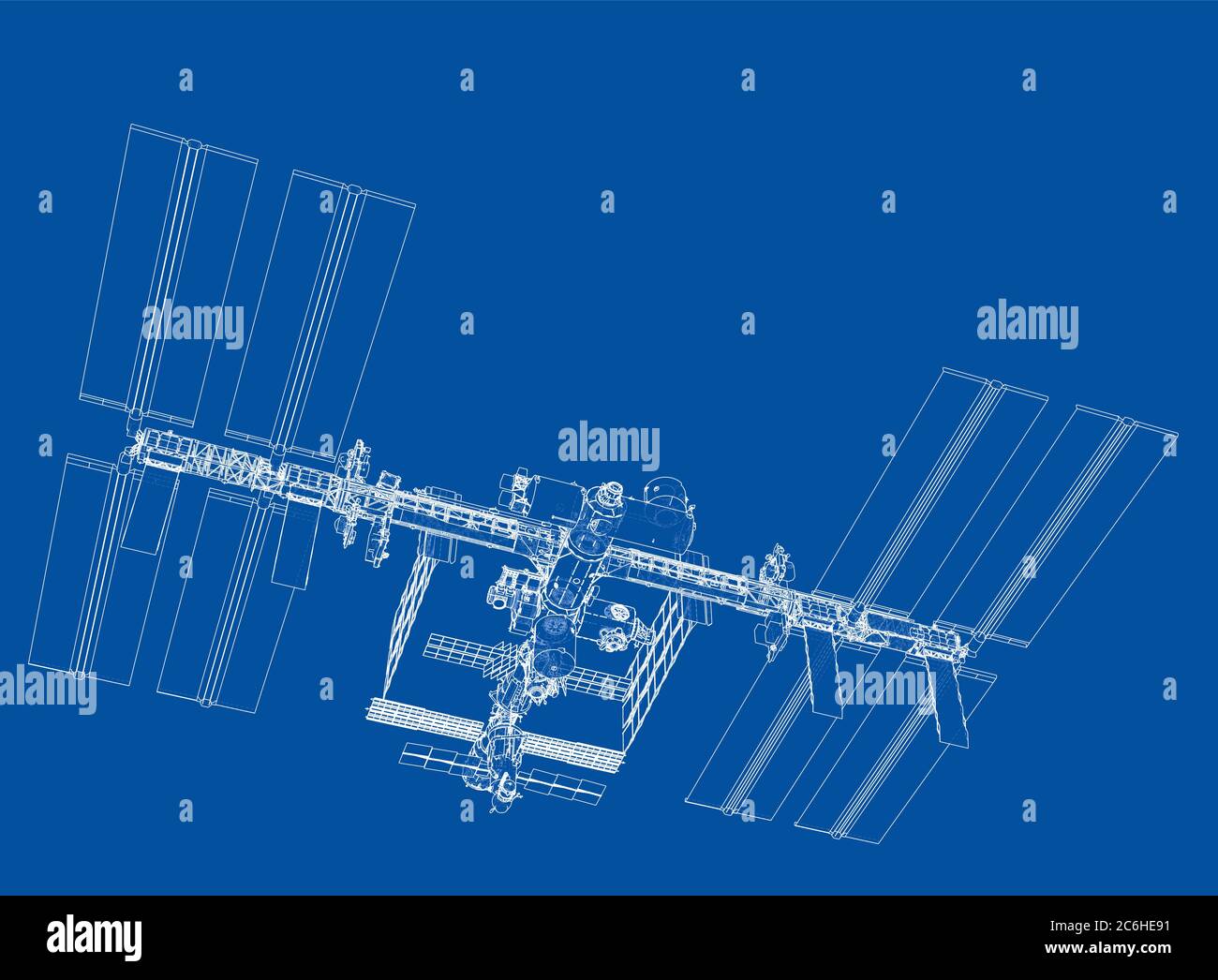 Abstract Spaceship Outline Stock Photo - Alamy