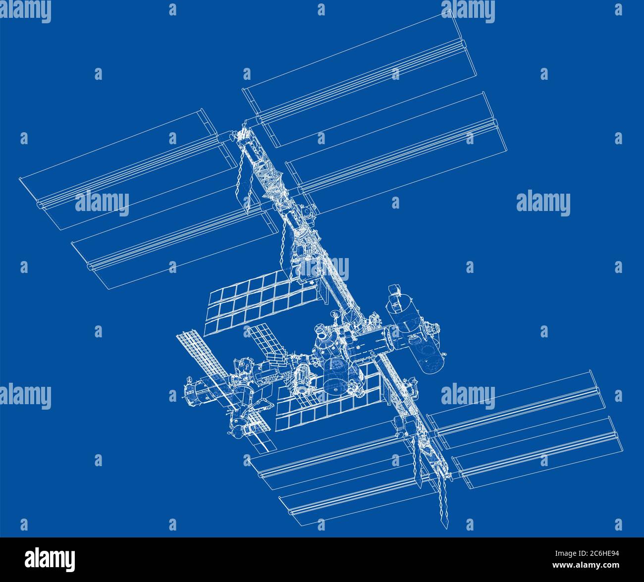 Abstract Spaceship Outline Stock Photo - Alamy