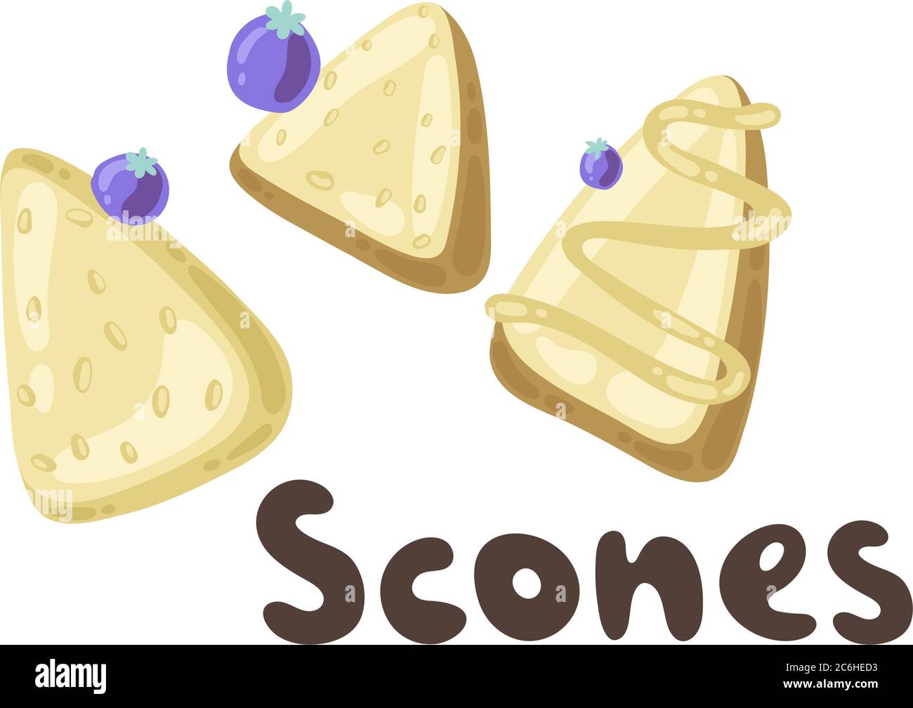Cream tea british scones Stock Vector Images - Alamy