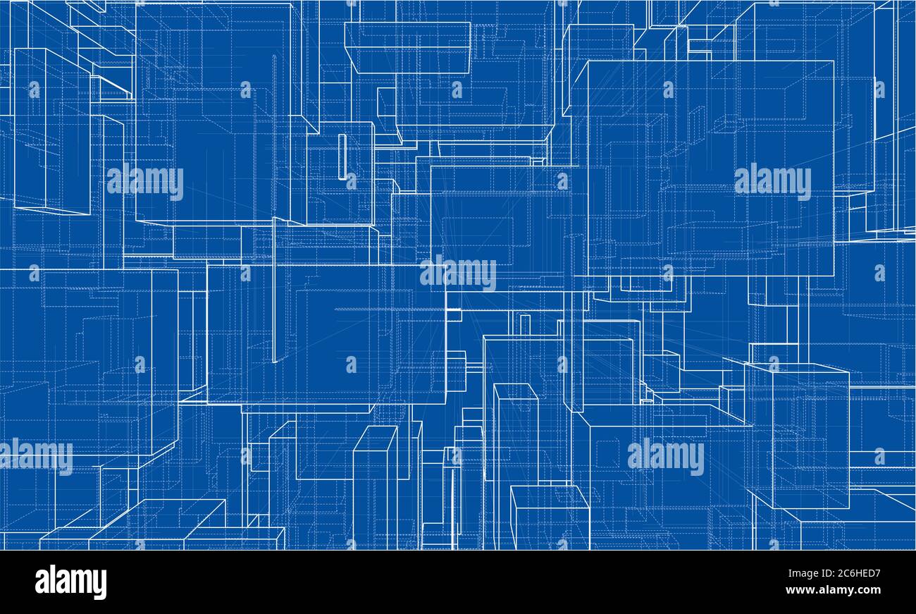Abstract boxes background Stock Photo - Alamy