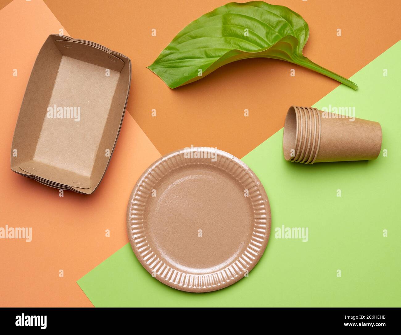 disposable paper utensils from brown craft paper and recycled materials ...
