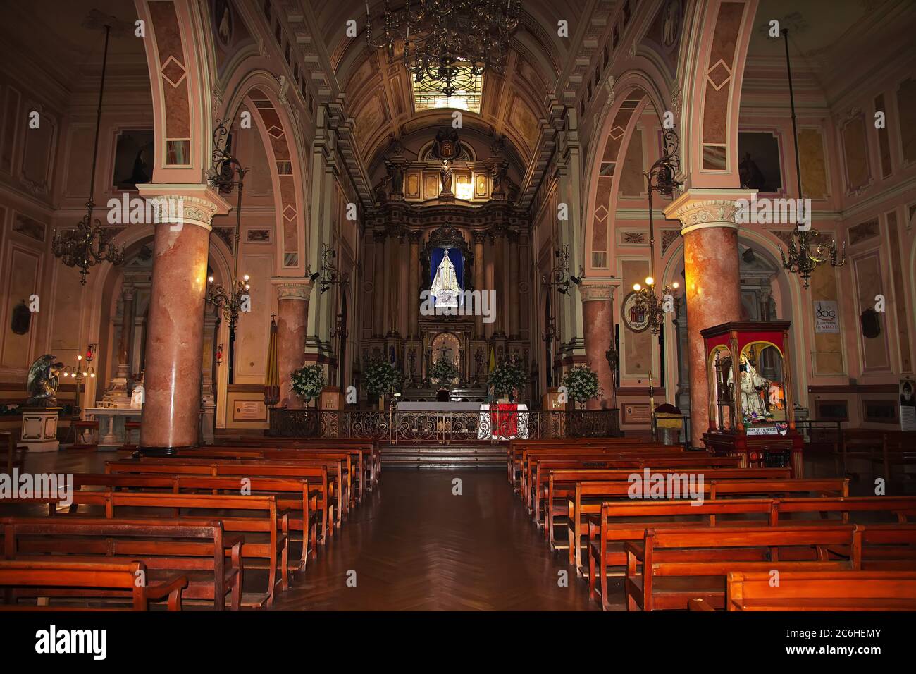 Basilica de la Merced, Chuch in Santiago, Chile Stock Photo - Alamy