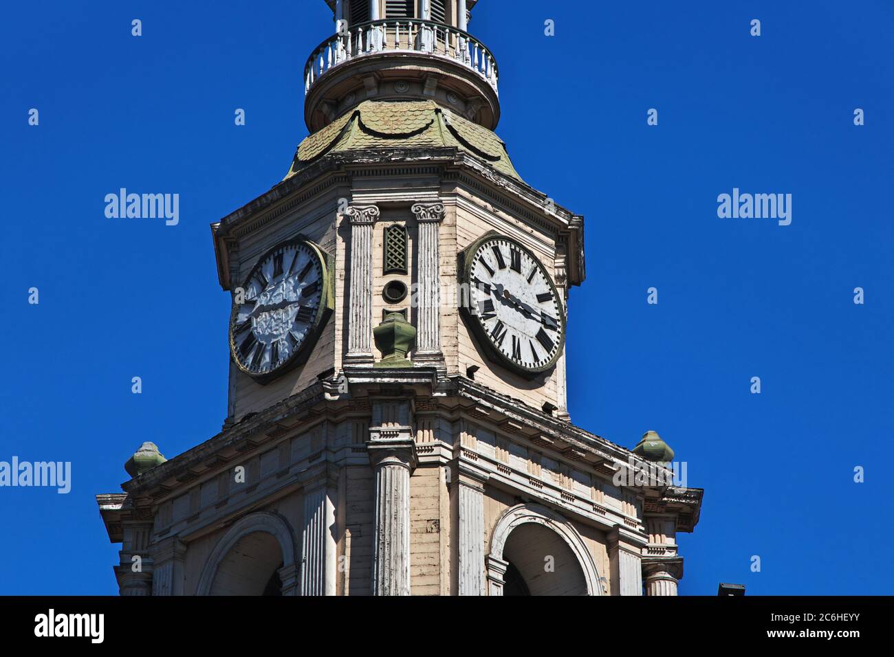 Iglesia de San Francisco, Chuch in Santiago, Chile Stock Photo - Alamy