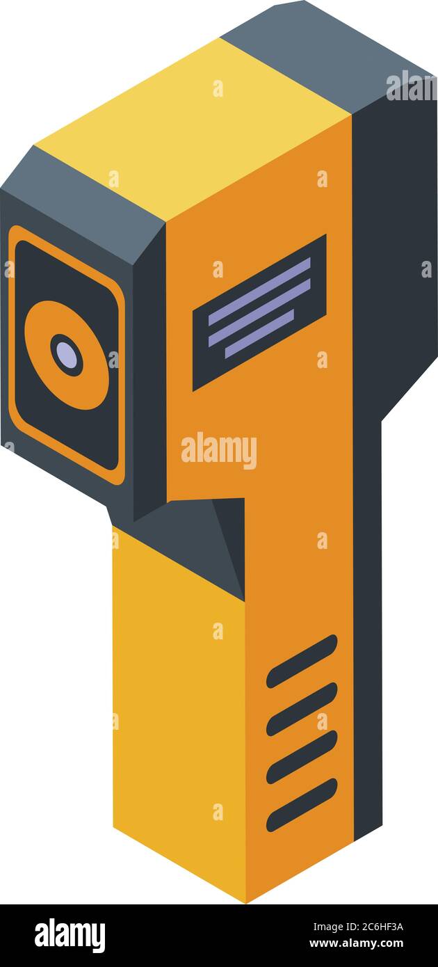 Sensor thermal imager icon, isometric style Stock Vector Image & Art ...