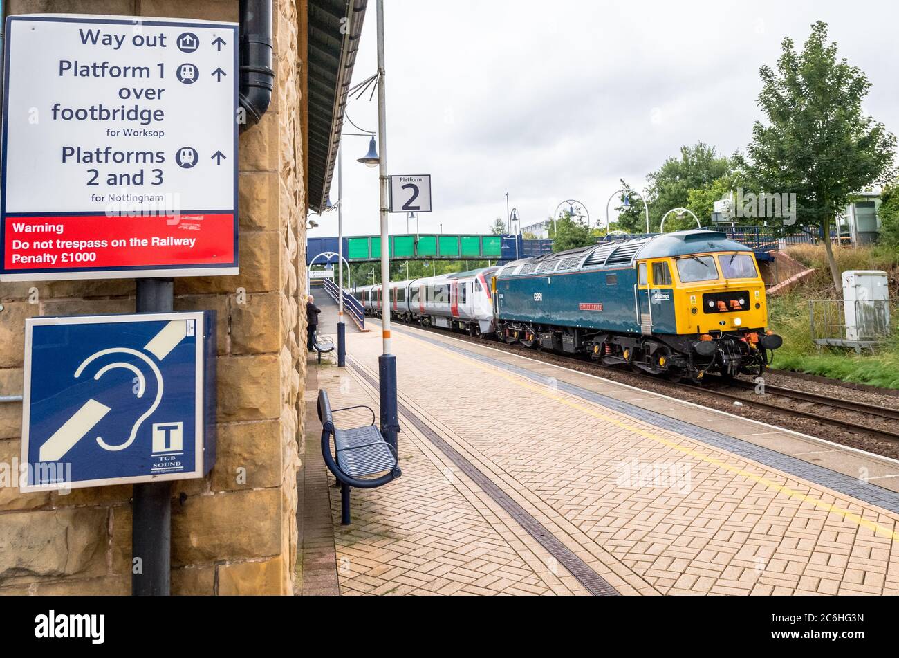 Brand new British Rail Class 720 being pulled class 47 locomotive for ...