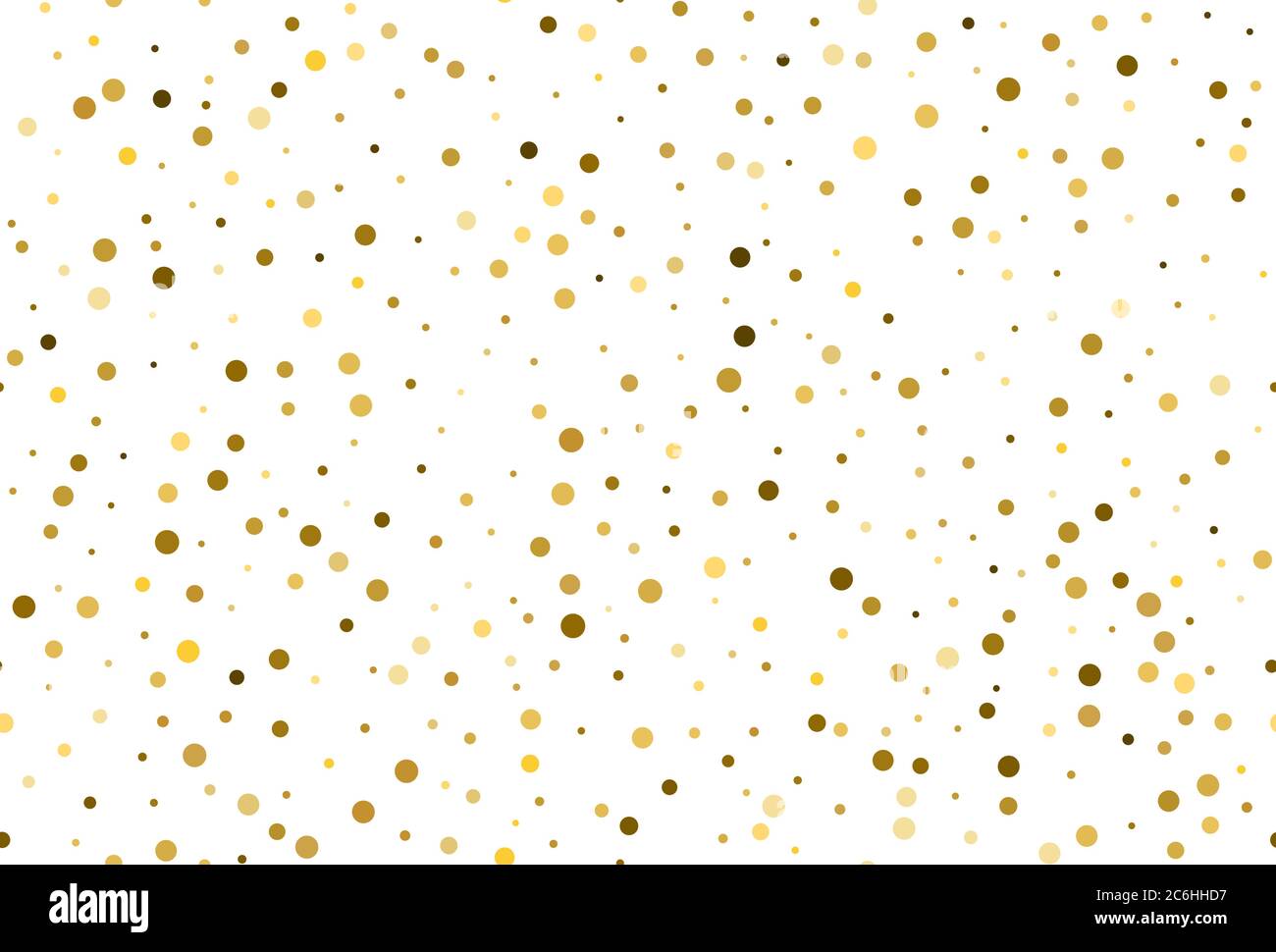 Black And Gold Polka Dots