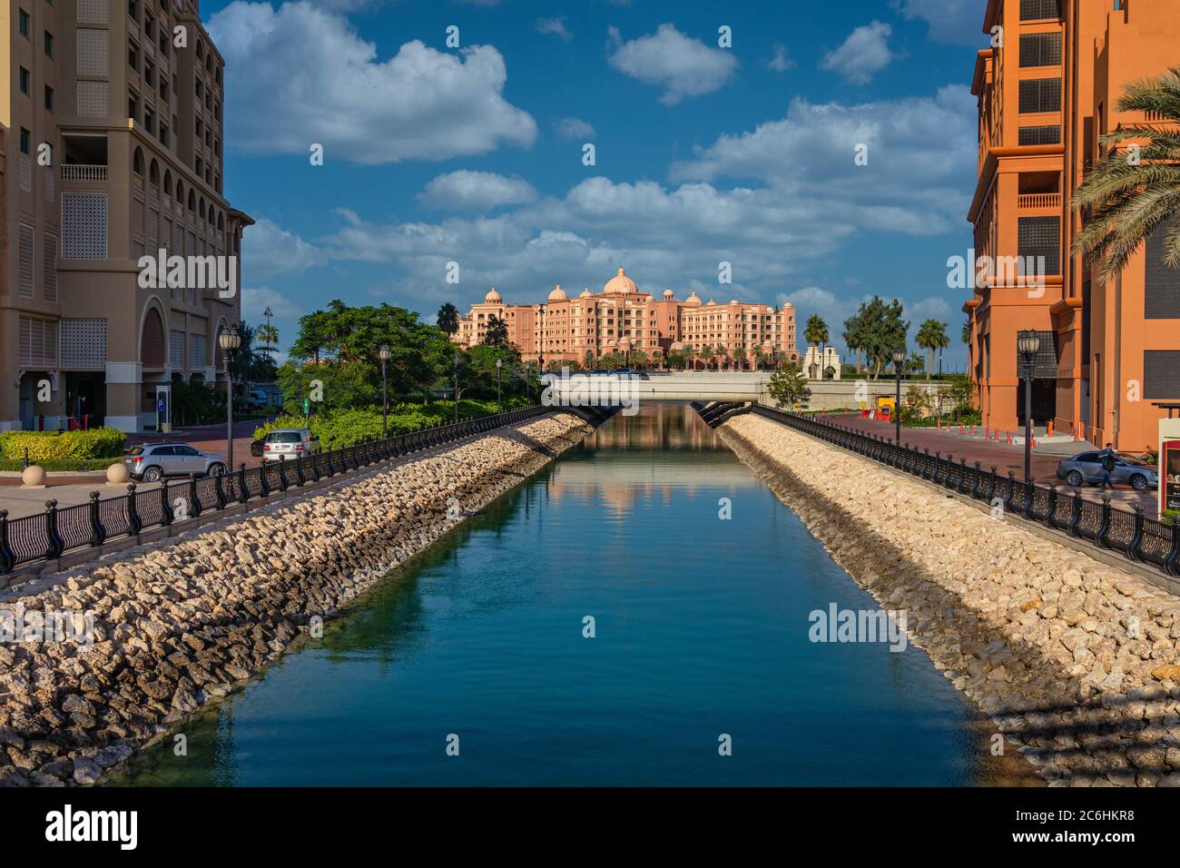 Marsa Malaz Kempinski hotel in Doha, Qatar exterior daylight view with ...