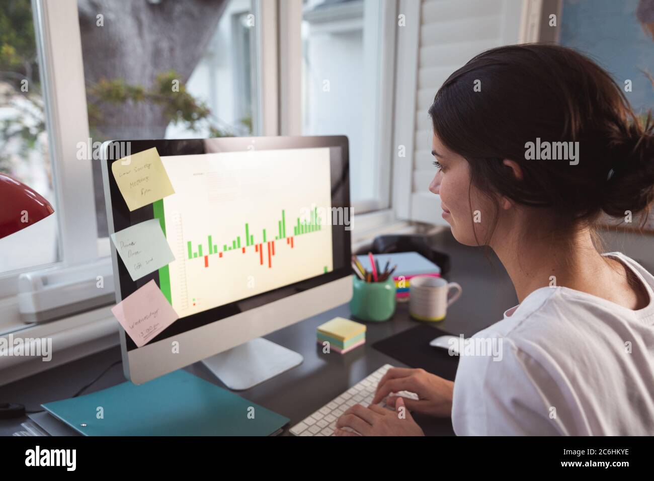 Virus computer woman hi-res stock photography and images - Alamy