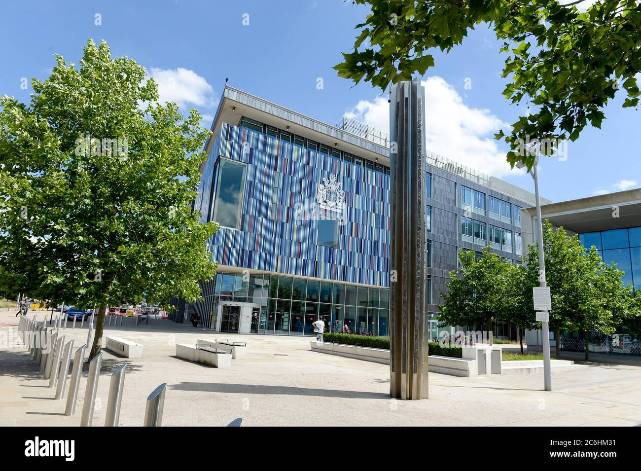Doncaster Civic Building in Sir Nigel Gresley Square in the city of ...