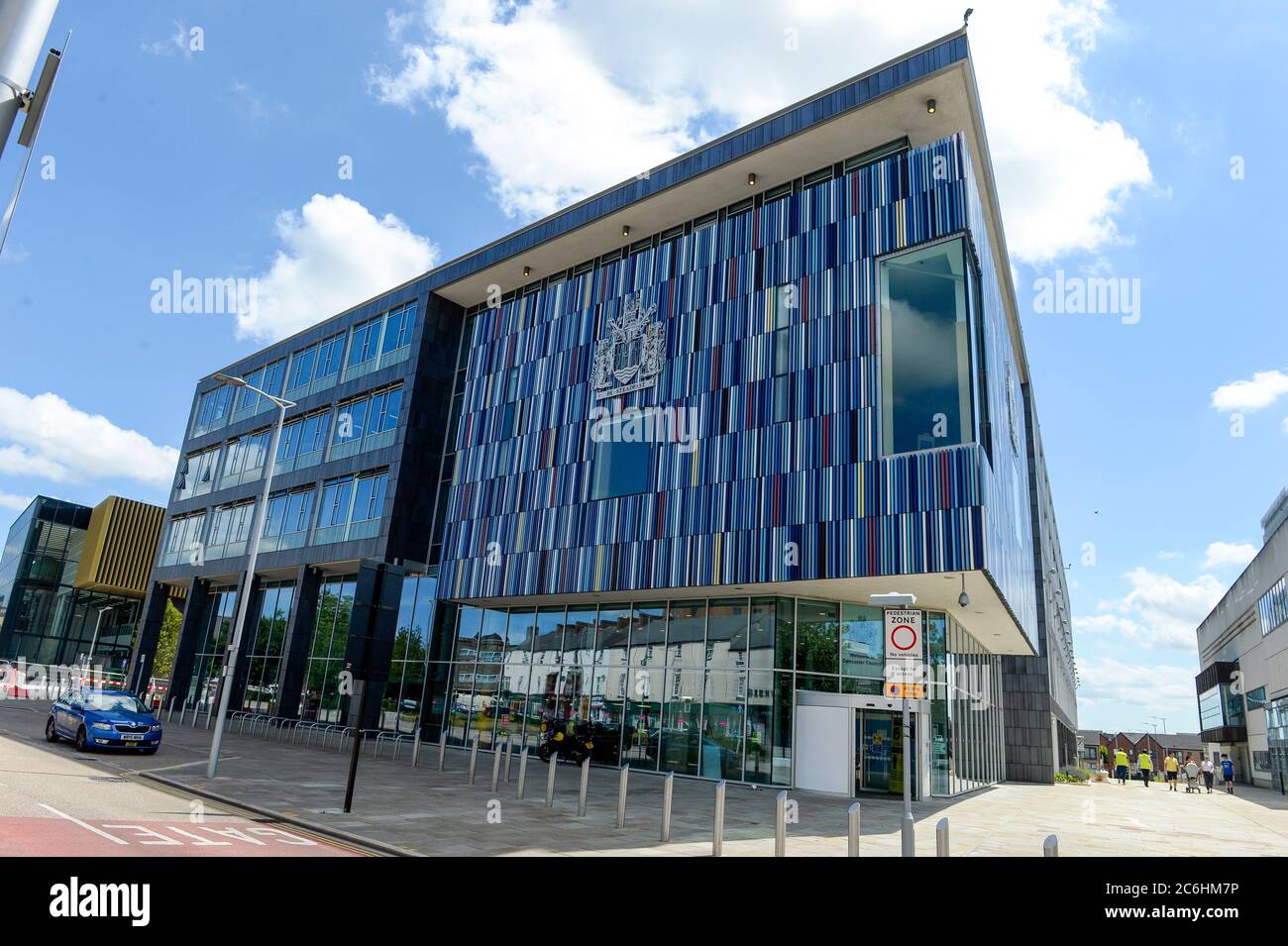 Doncaster Civic Building in Sir Nigel Gresley Square in the city of ...