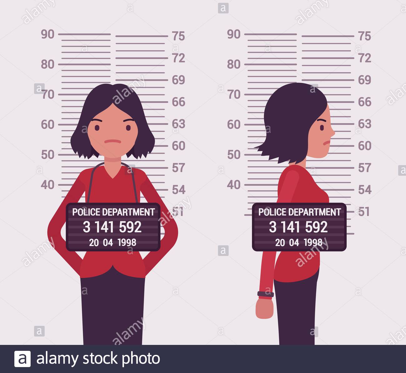 Mugshot Height Chart High Resolution Stock Photography and Images - Alamy