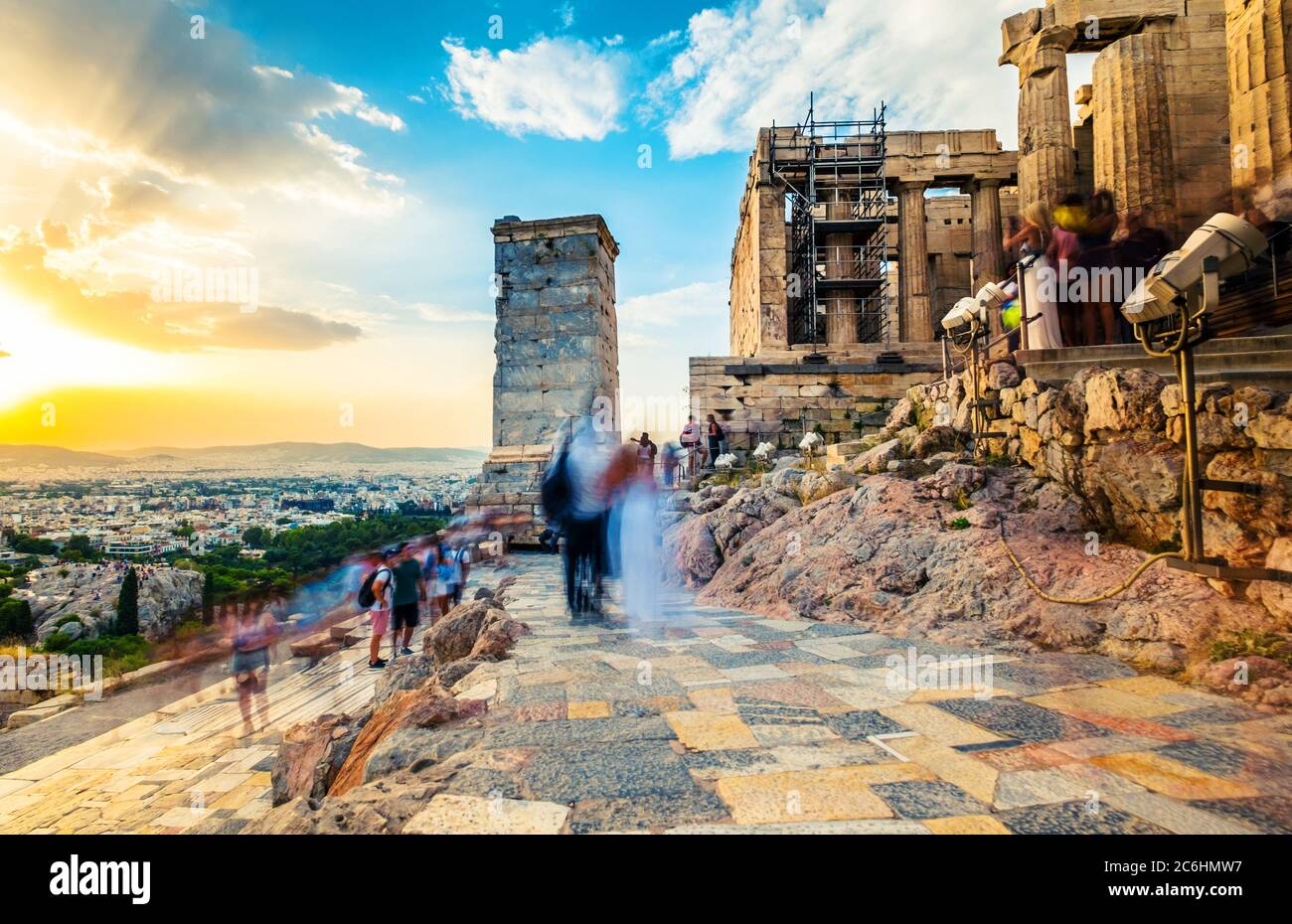 Stairs To Parthenon High Resolution Stock Photography and Images - Alamy