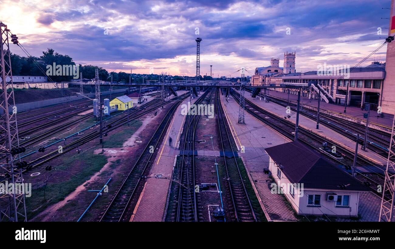 Modern freight trains hi-res stock photography and images - Alamy