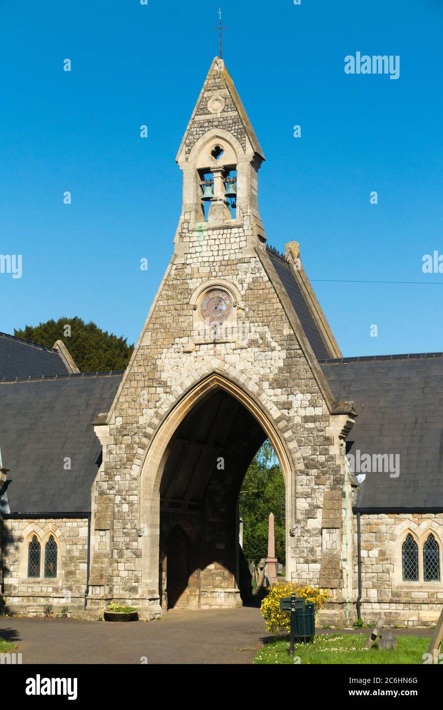 Victorian archway of the cemetery buildings ( mortuary chapel ...