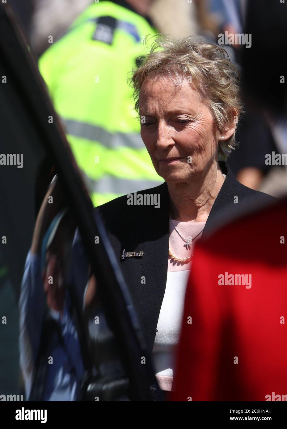 Dame Vera Lynn's daughter, Virginia Lewis-Jones, follows her funeral ...